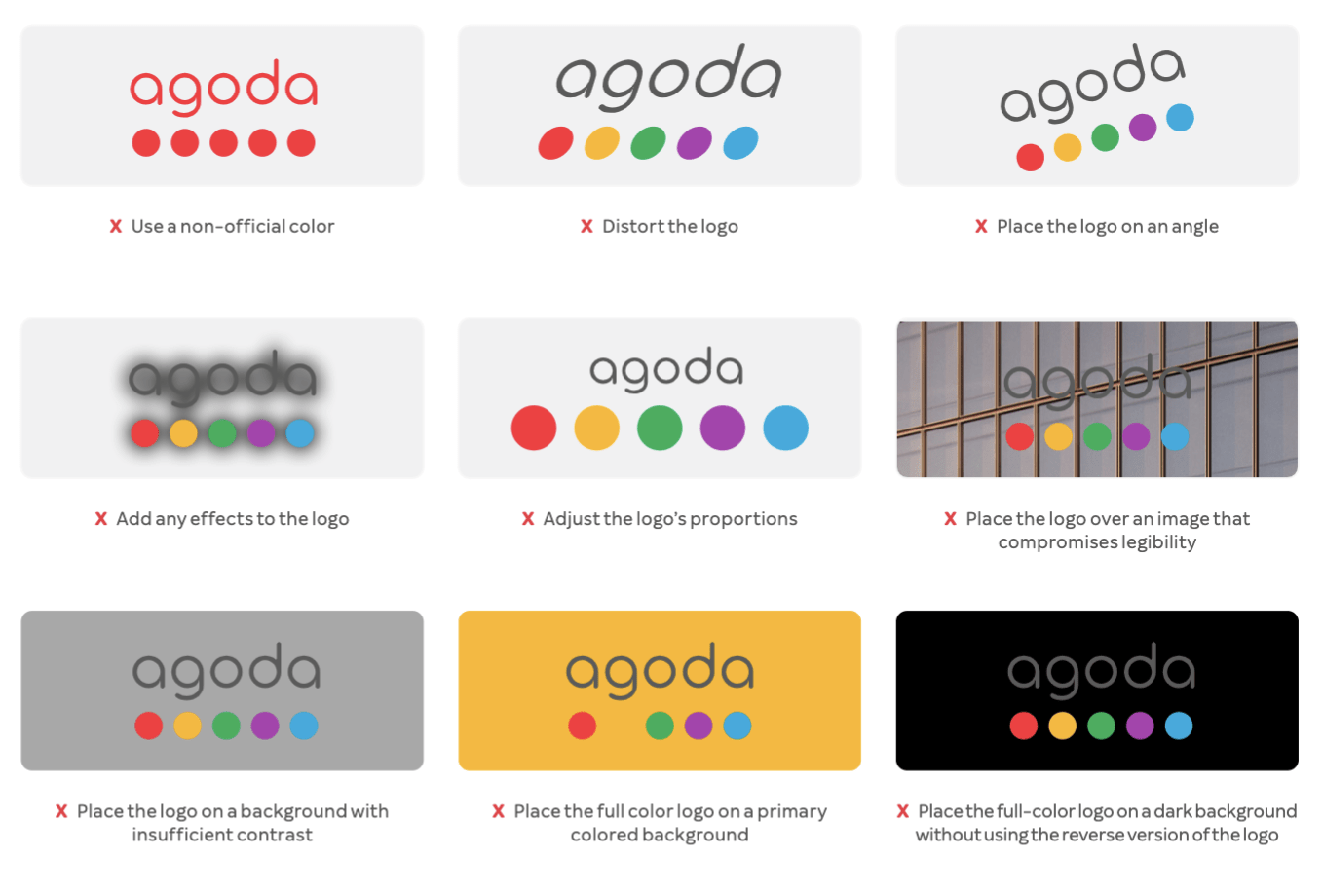 Logo Guidelines » Agoda: See The World For Less